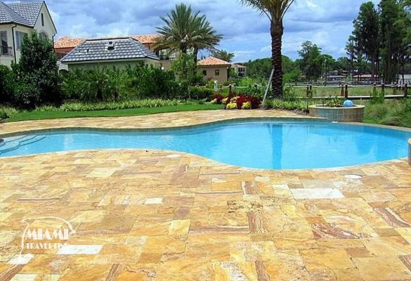 TRAVERTINE FRENCH PATTERN AUTUMN BLEND STONE MIAMI | Miami Travertine