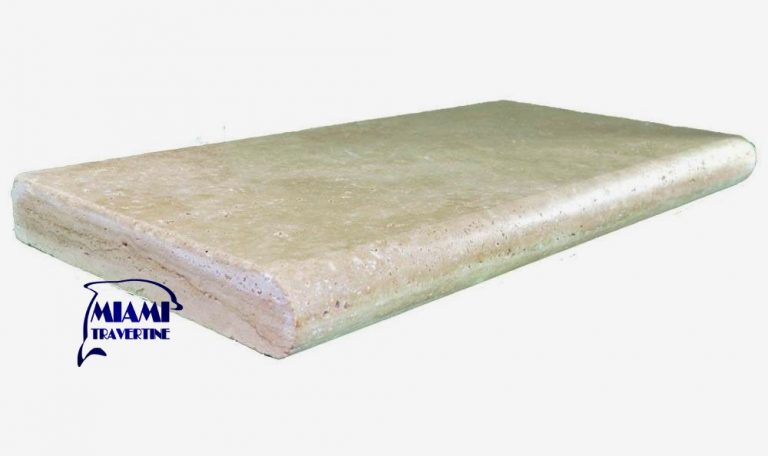 TRAVERTINE POOL COPING IVORY 12X24 | Miami Travertine